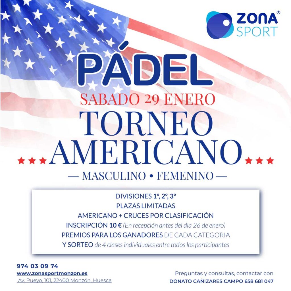 Torneo Americano de Pádel | Zona Sport
